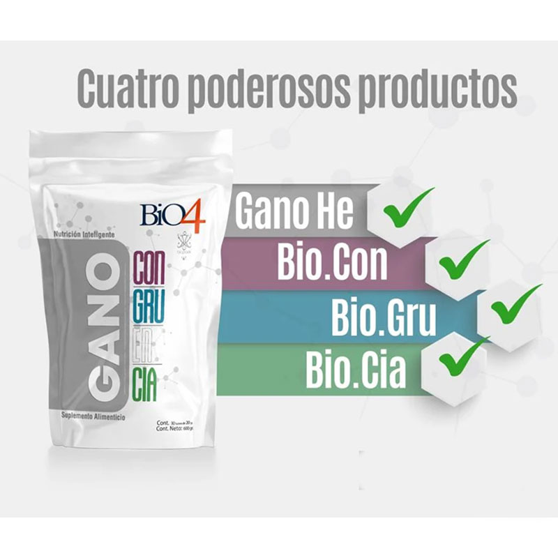 GANO CONGRUENCIA 30 sobres | Bio4
